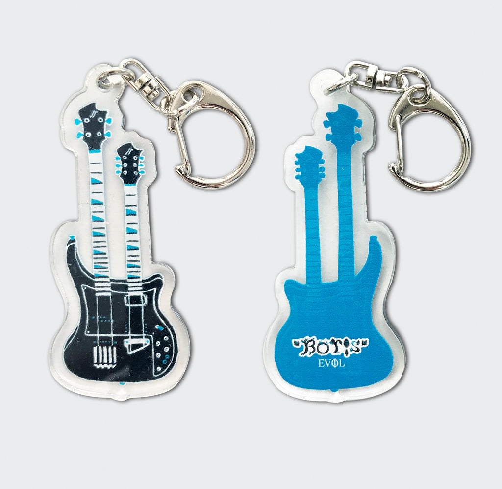 Boris / EV?L ”Double Neck” Acrylic Key Ring (last one!) | Inoxia Records